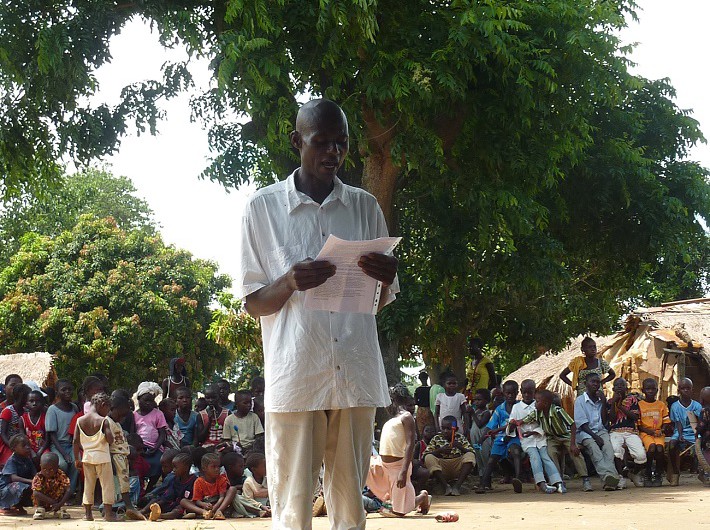 Georges, an ally from the Central African Republic: “I am never ...