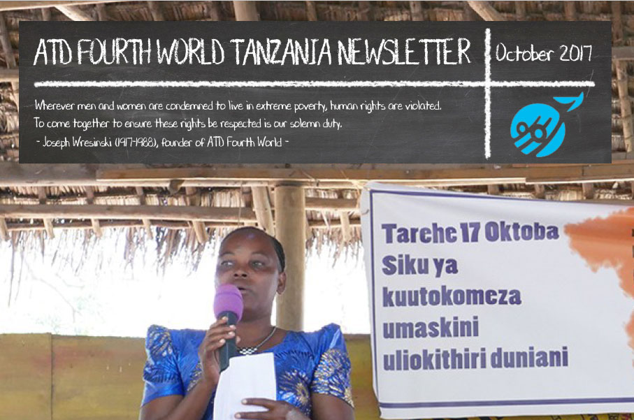 Newsletter October 2017 – ATD Tanzania - ATD Fourth World