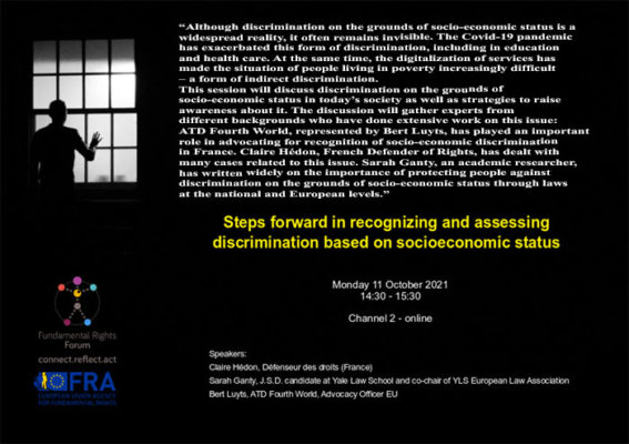 Discrimination Based on Socioeconomic Status - ATD Fourth World